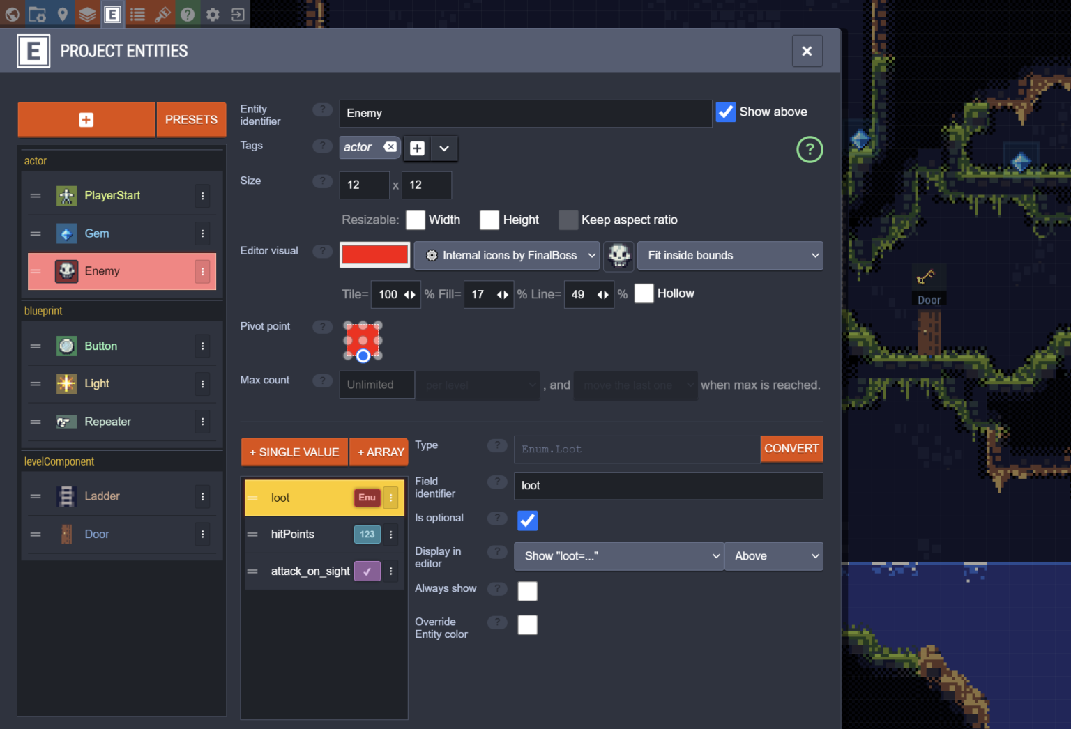 LDtk – 2D level editor