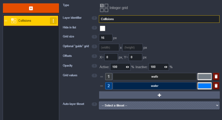 IntGrid layers – LDtk