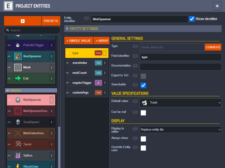 LDtk – 2D level editor