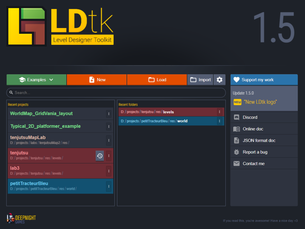 LDtk – 2D level editor from the director of Dead Cells